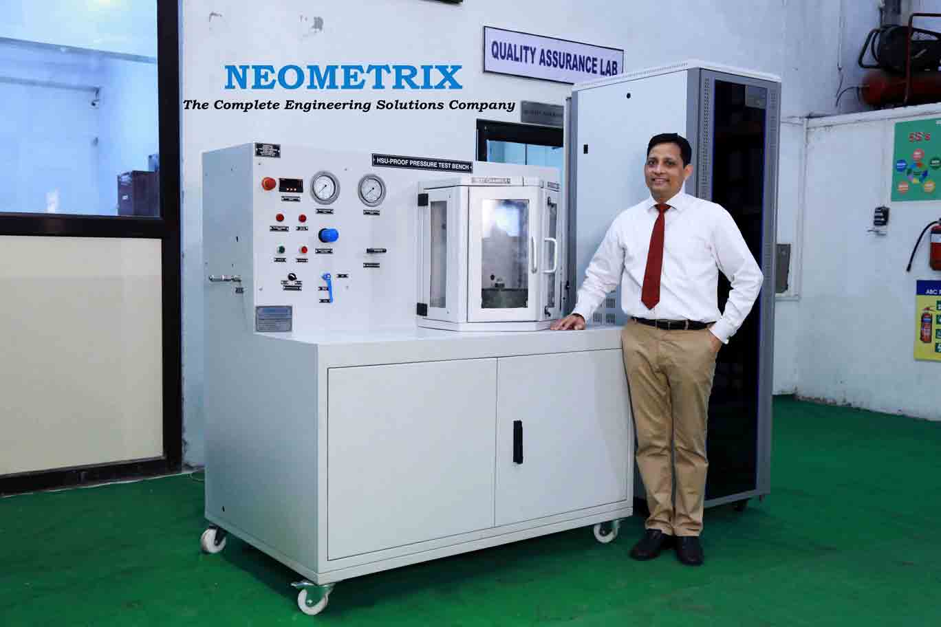 1000 Bar Hydraulic Proof Pressure Test Bench